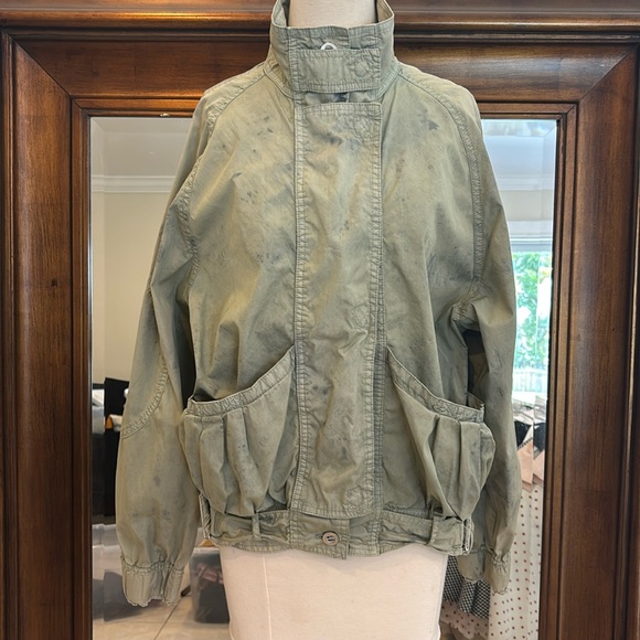 Free People | Jackets & Coats | Free People Lightweight Green Parachute ...